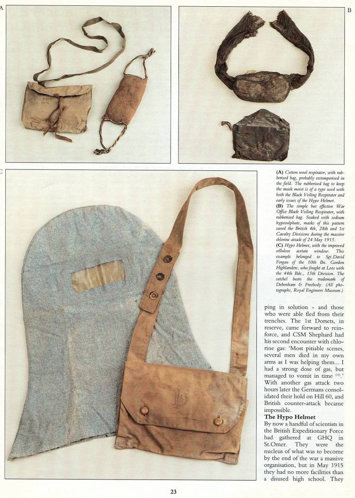 1915: The First British Gas Masks | Simon Jones Historian